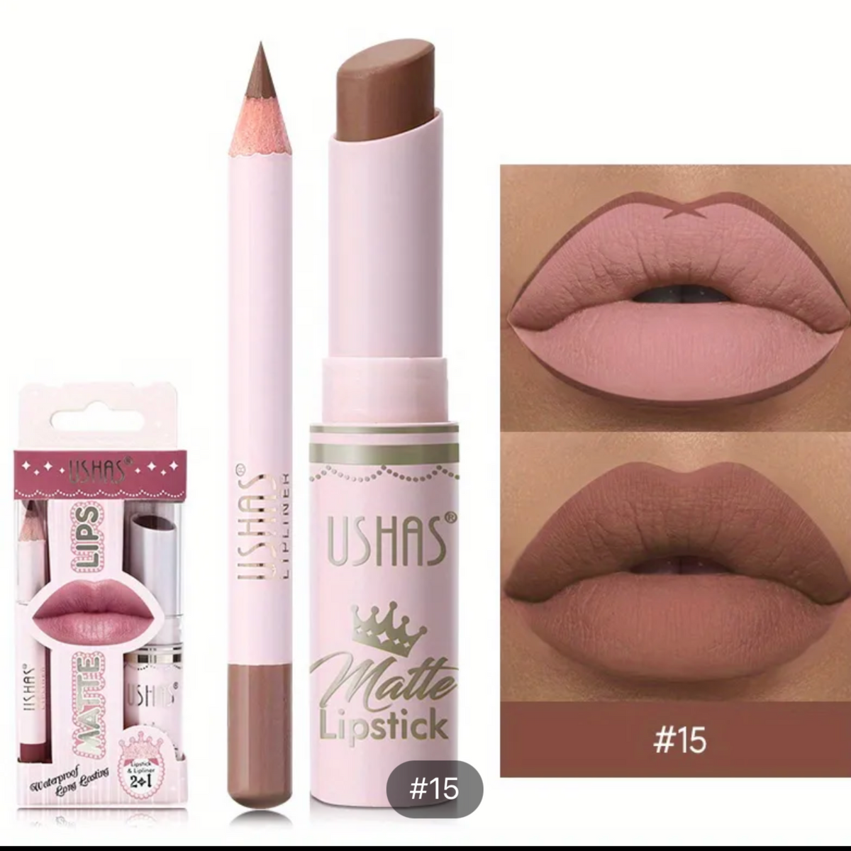 USHAS Matte Lip Stick Set – PinkMomentsBNA